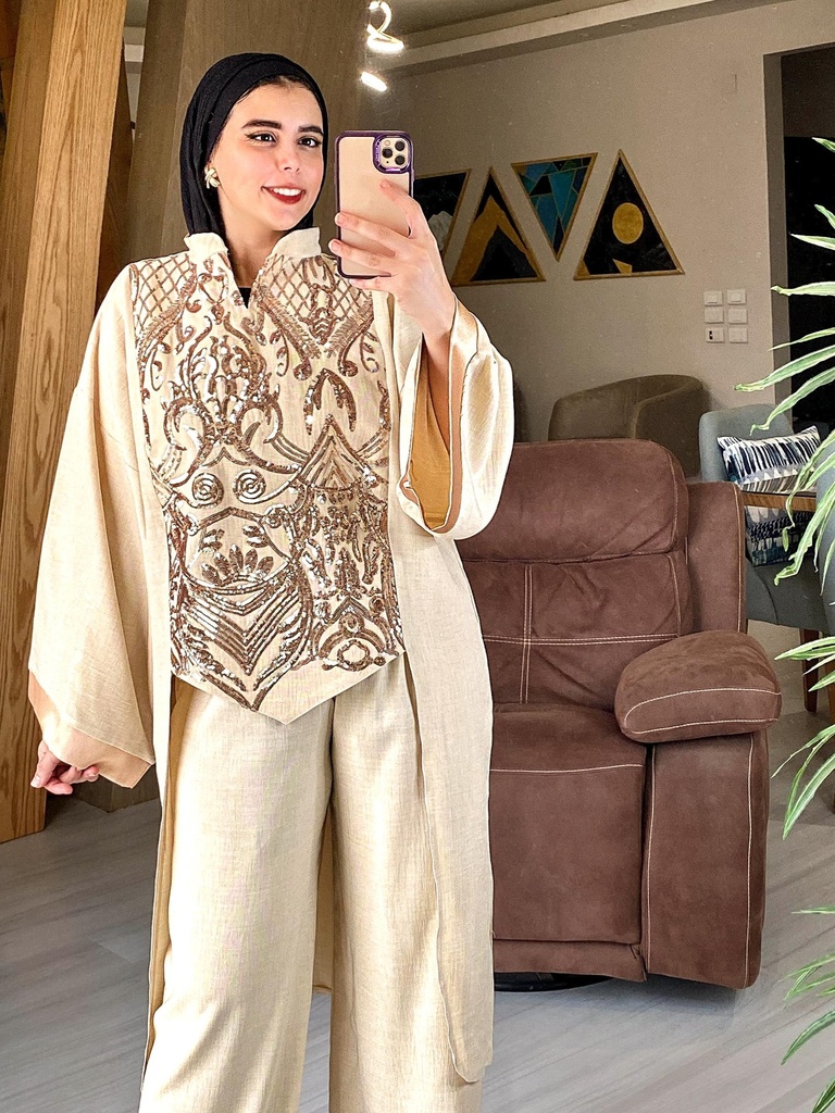 High End Beaded Spider Pants Set | CFB